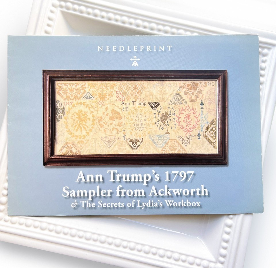Needleprint ANN TRUMP'S 1797 Sampler Of Ackworth Cross Stitch Chart ...
