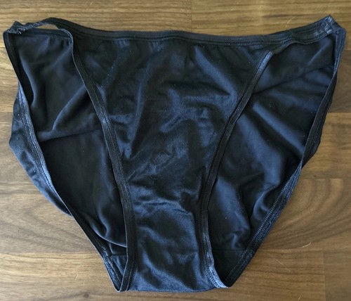 Vtg Gap Body Y2K Black String Nylon Bikini Panties Sz Small Second Skin ...
