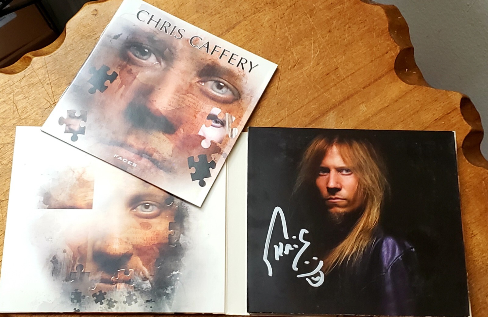 Chris Caffery Trans Siberian Orchestra Faces CD Savatage Autographed ...