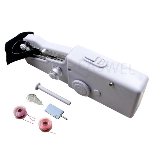 Mini Hand Held Sewing Machine Portable Smart Electric Stitch Cordless ...