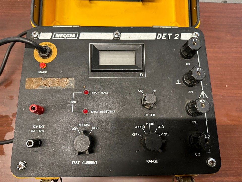 Biddle Instruments Megger DET 2/110 Digital Earth Tester | eBay