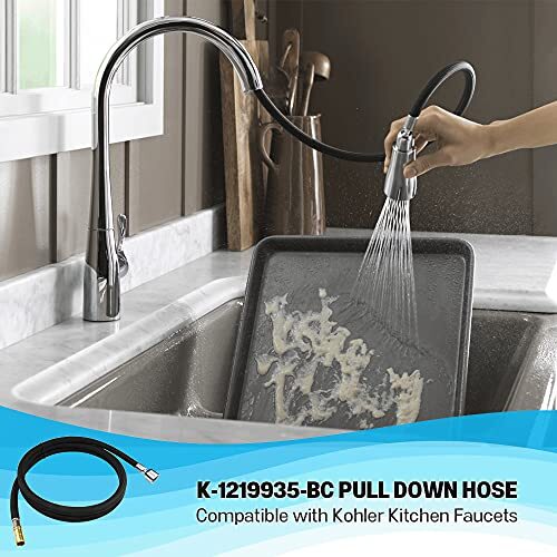 Kohler Kitchen Faucet Parts Replacement K-1304674-BC Faucet to Hose ...