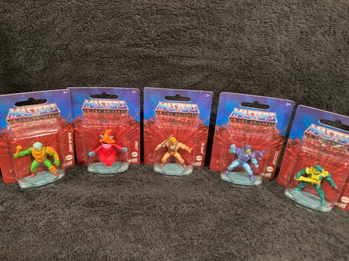 New MOTU Mattel Micro Collection Toy Mini Figures Set Of 5 He-Man ...