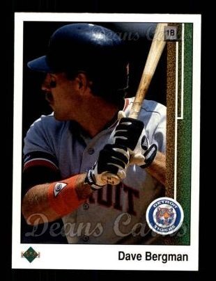 1989 Upper Deck #266 Dave Bergman Tigers 8 - NM/MT | eBay