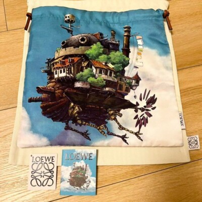 LOEWE x Studio Ghibri Howl's Moving Castle Sophie & Calcifer Drawstring ...