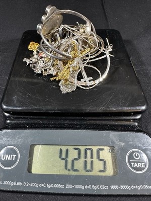 Sterling Silver Scrap Lot 119g 925 Tested Jewelry – Below Melt Discount ...