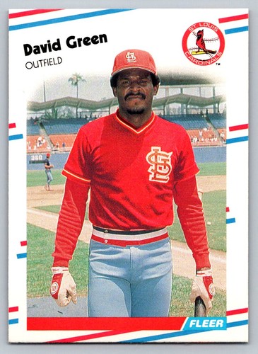 1988 Fleer #34 David Green St. Louis Cardinals | eBay
