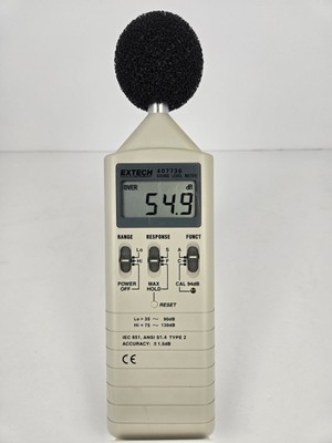 EXTECH Instruments 407736 Digital Sound Level Meter Tested Working | eBay