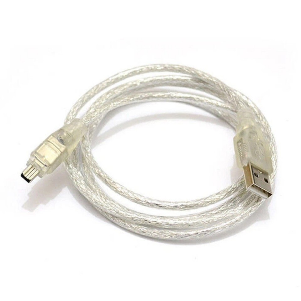USB to Firewire 1394 4Pin DV Adapter Data Cable,USB A Male to FireWire ...