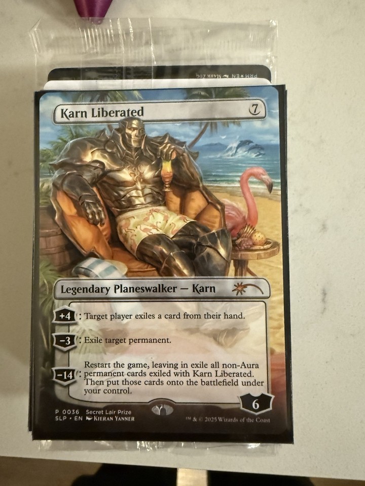 Karn Liberated Pro Tour Promo Karn On The Beach MAGIC THE GATHERING | eBay