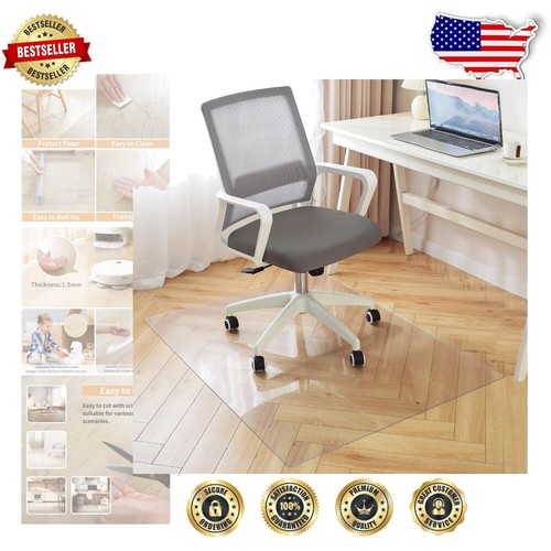 Versatile Clear Chair Mat - 36x72 Inches Floor Protector for Any Hard ...