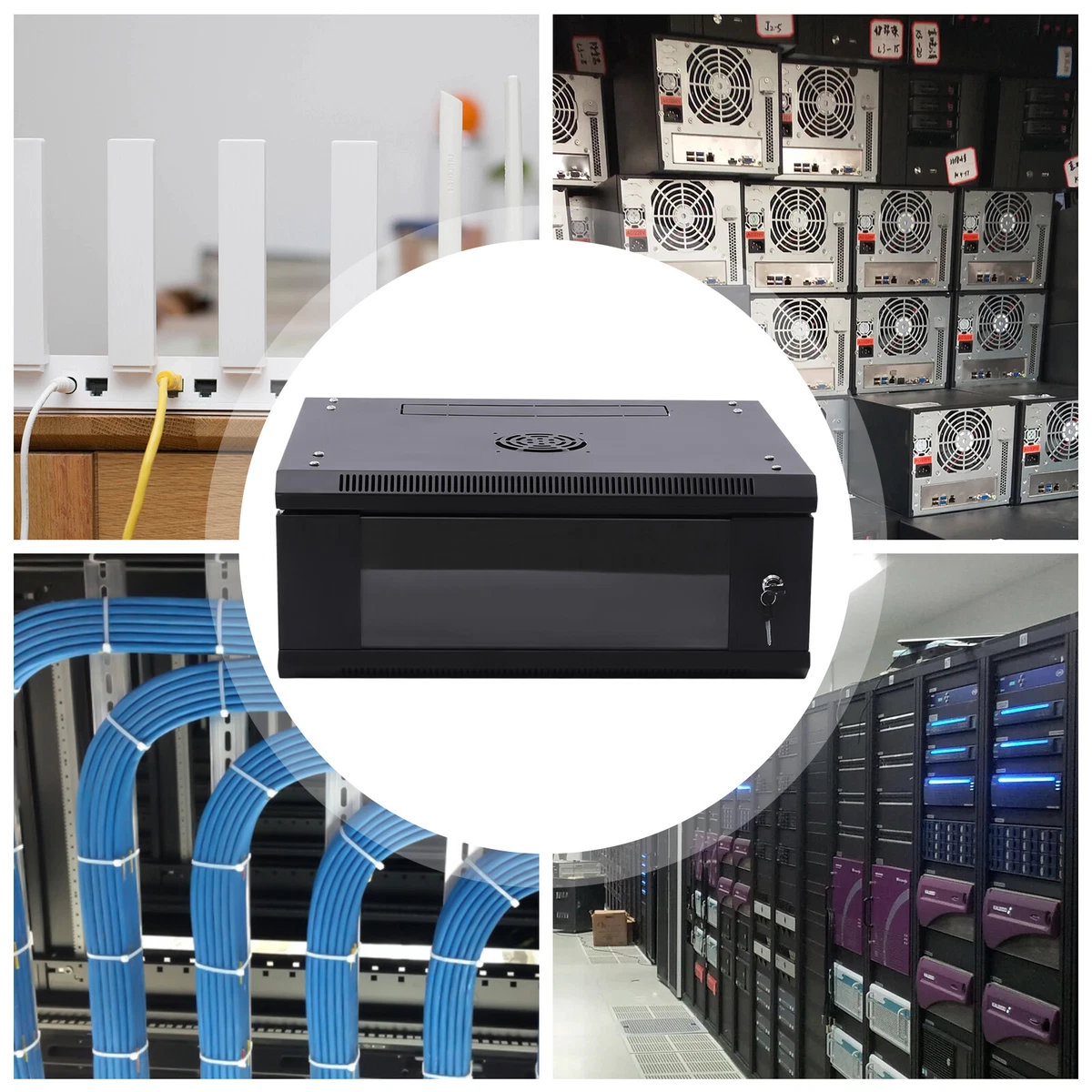 4u Wall Mount Rack Enclosure Cabinet | Cabinets Matttroy