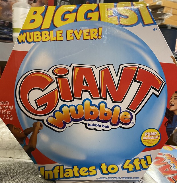 Giant Blue 4 Foot Wubble Bubble Ball With Pump Included for sale online ...