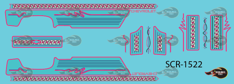 1/64 '62 Chevy Truck "New Mexico Fever" Decal SCR-1522 | eBay