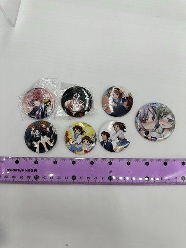 Lot of 7 Assorted Anime Buttons | eBay