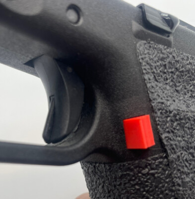 Extended Magazine Release for Glock GEN 1-3 17 19 22 23 26 27 34 35 RED ...