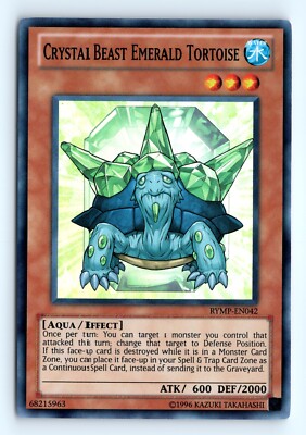 Yu-Gi-Uh Crystal Beast Emerald Tortoise #RYMP-EN042 Ra Yellow Mega Pack ...