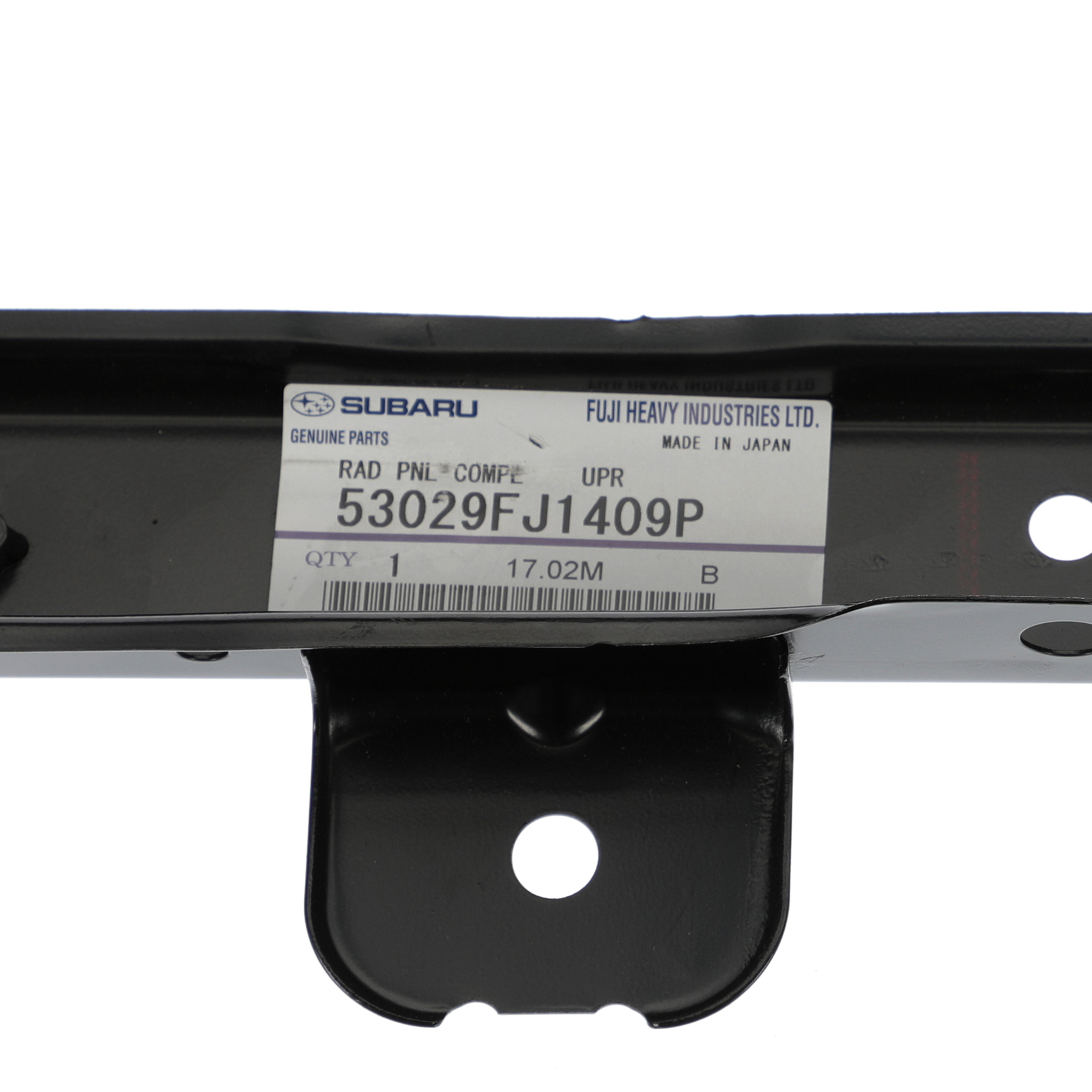 OEM 2015-2018 Subaru WRX STI Front Radiator Support Upper Tie Bar ...