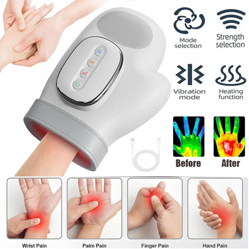 Hand Massagers Arthritis Hand Massager With Compression & Heating,