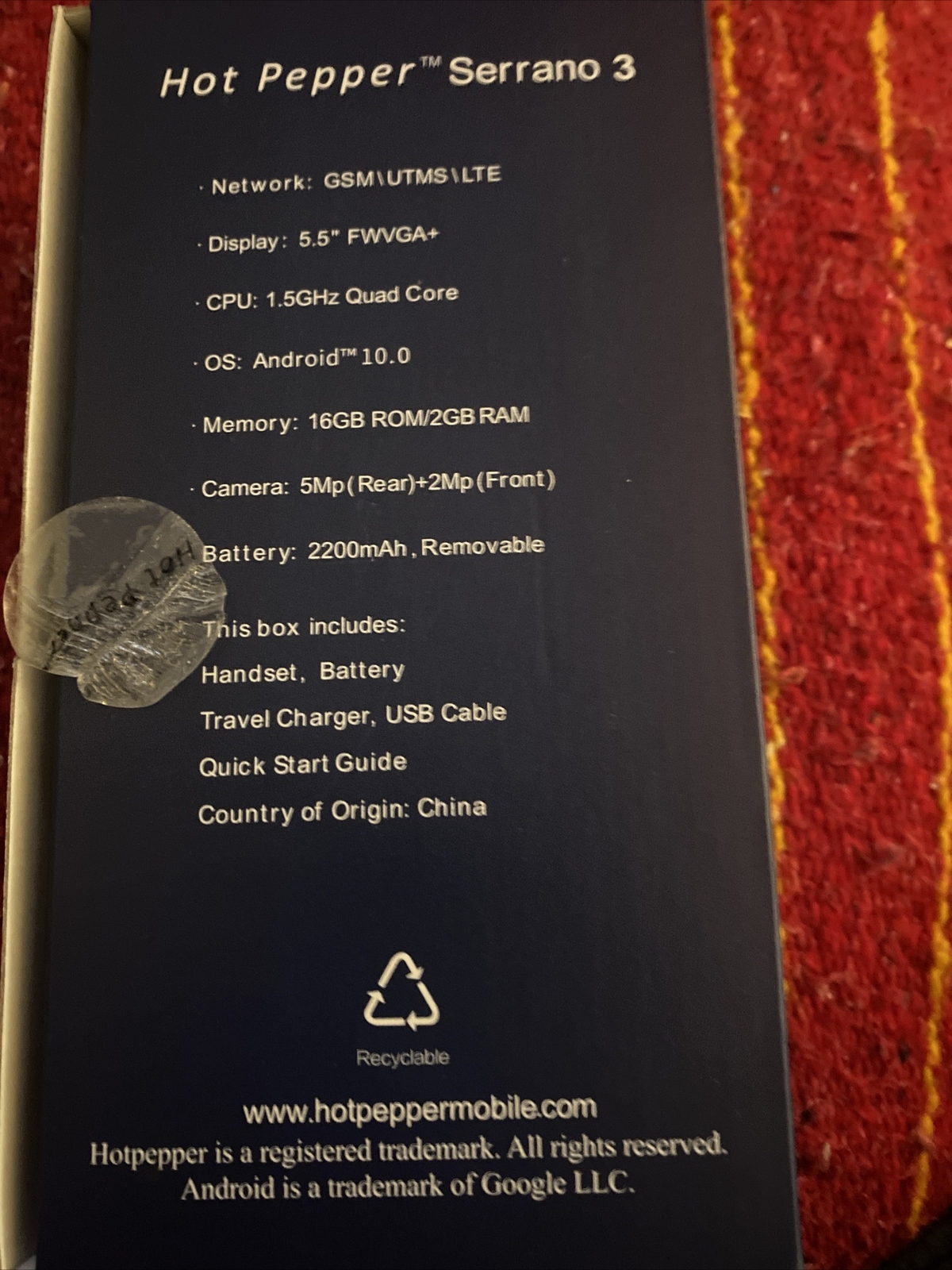 serrano 3 hot pepper phone | eBay