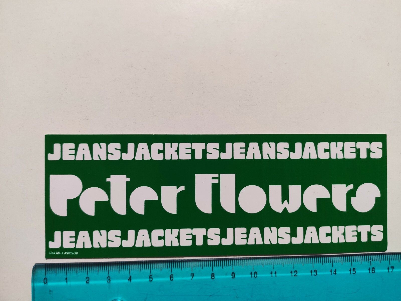 AUTOCOLLANT PETER FLEURS JEANS AUTOCOLLANT VÉNIEL Autocollant 80s ...