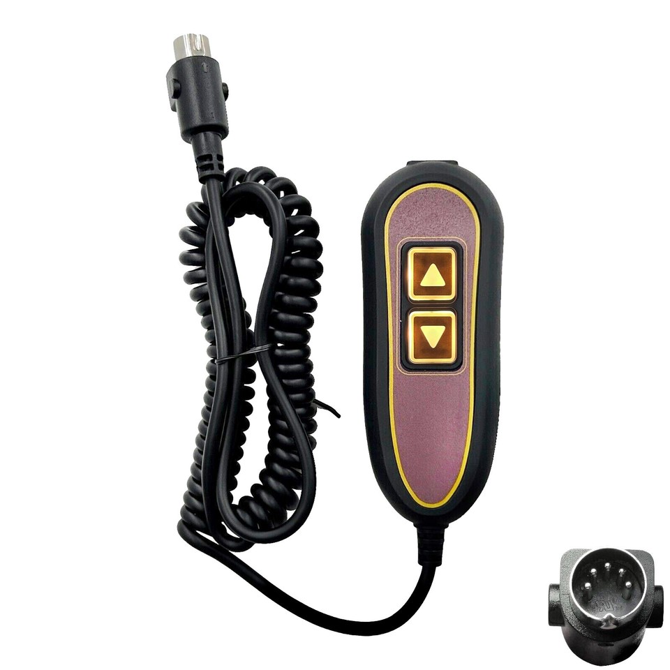 2 Button 5 Pin Remote Hand Control Power Recline Lift Chair Replacement ...