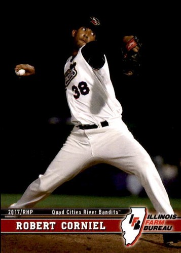 2017 Quad Cities River Bandits SGA Grandstand Robert Corniel Dominican ...