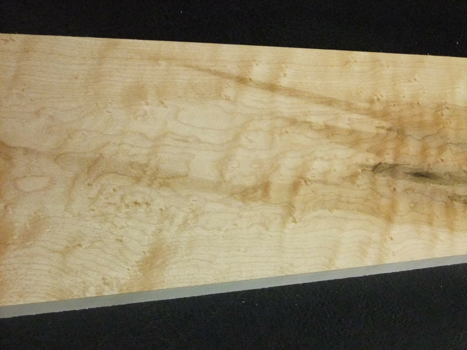 Highly Figured Curly Birdseye Maple Board Wood Lumber 4 5/8"X47 1/2 ...