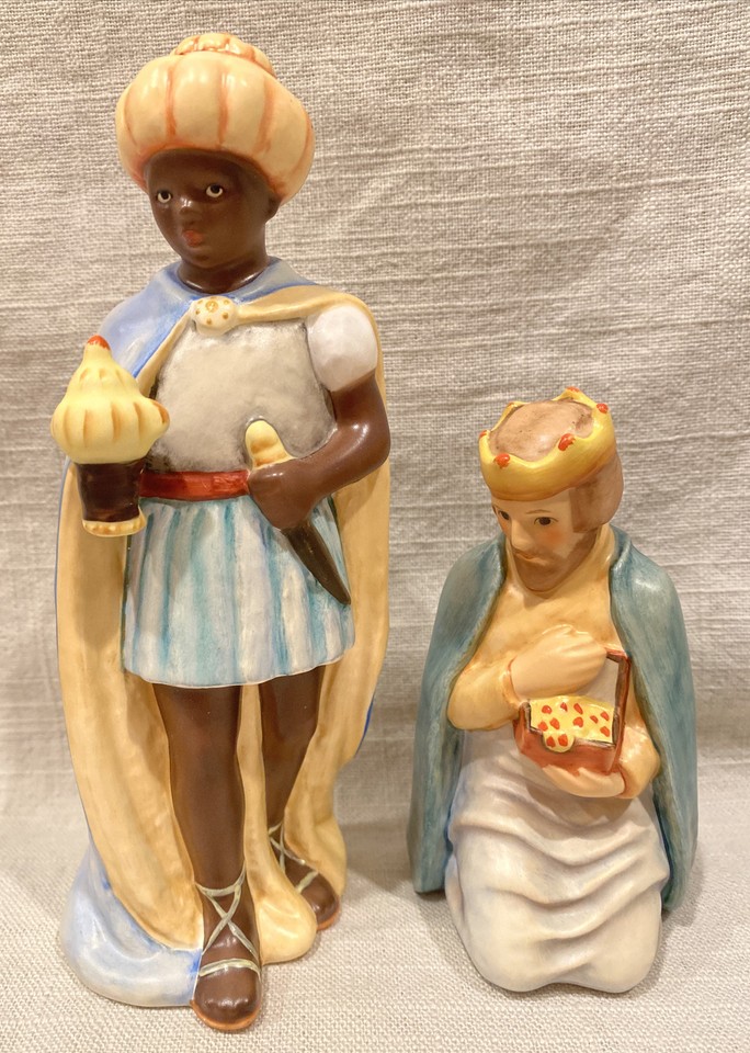 Vintage Goebel Hummel #214 Nativity Set Of 8 ~ JESUS/Mary/Joseph/2 ...