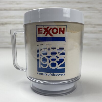 Vintage Exxon Plastic Mug | eBay