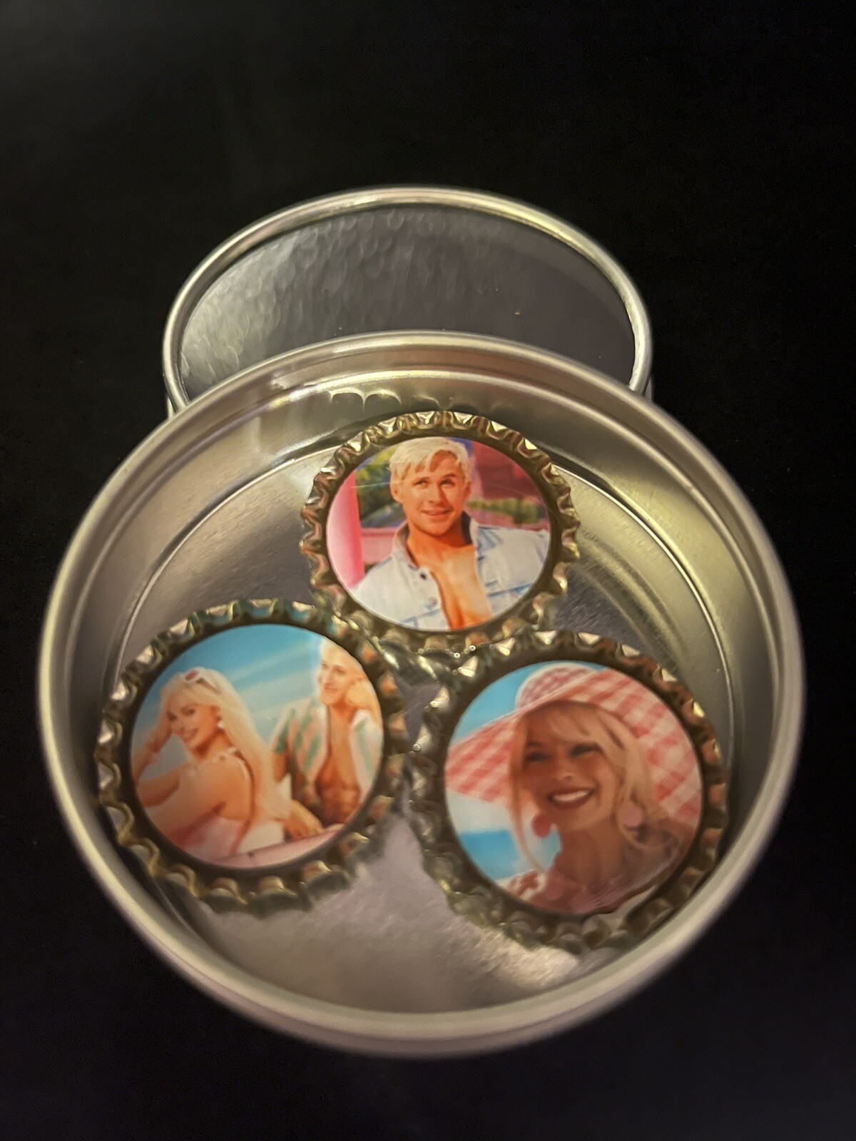 Barbie Movie inspired / Ken /3 Magnets In Gift Tin / Decorative Magnets ...