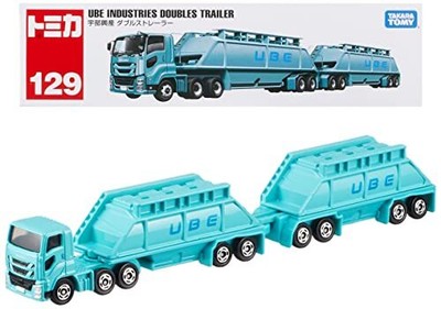 Tomica Long Type Tomica No.129 Ube Industries Doubles Trailer | eBay