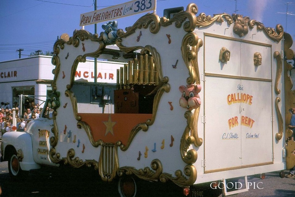 #J35- b Vintage 35mm Slide Photo- Circus - Parade Float - 1963 | eBay