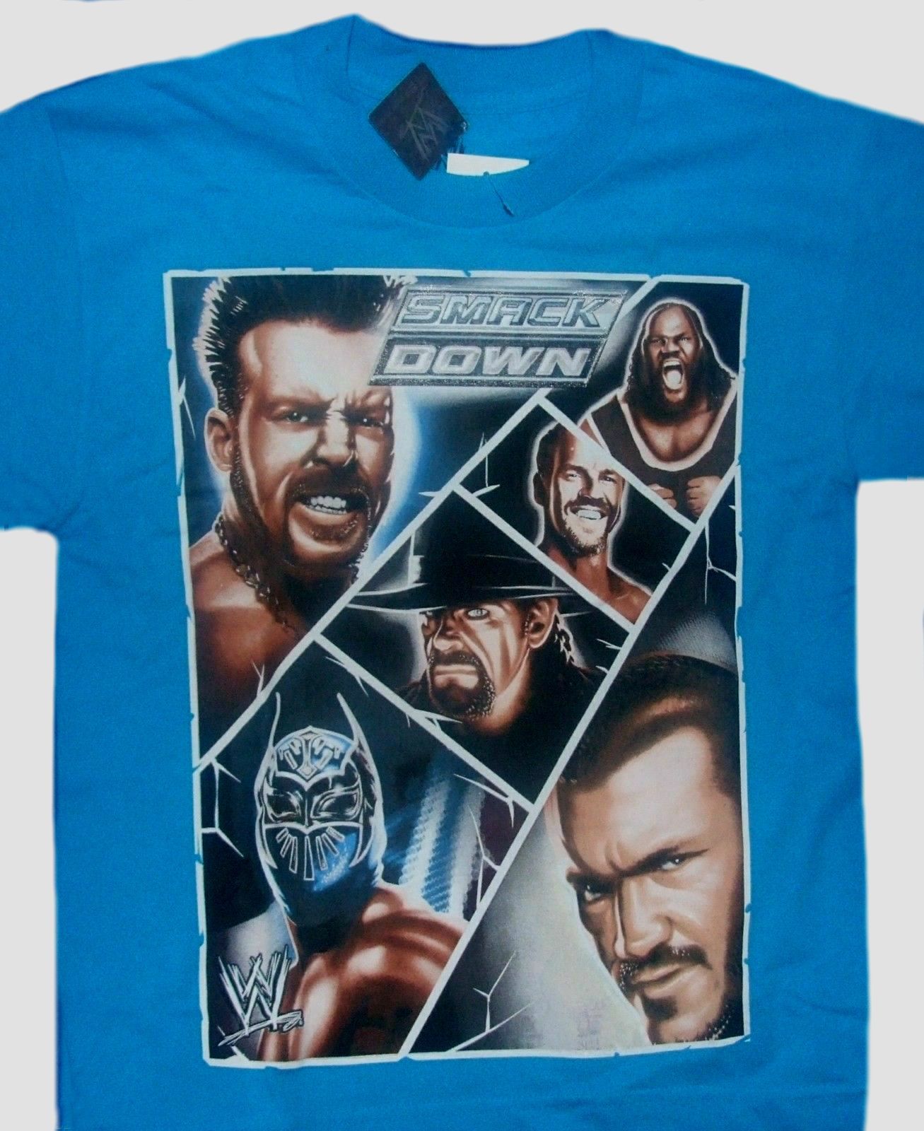 WWE Smack Down t-shirt Child Size 14-16 18-20 XLARGE Sheamus Orton Sin ...