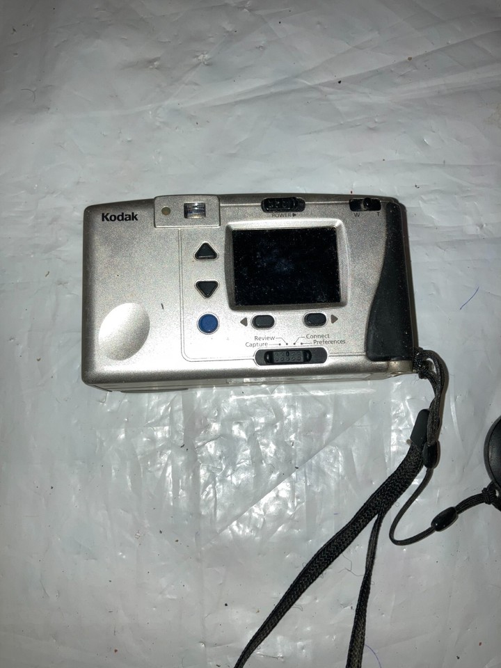 KODAK DC215 ZOOM SILVER BLACK CAMERA WORKS DIGITAL DC 215 VINTAGE | eBay