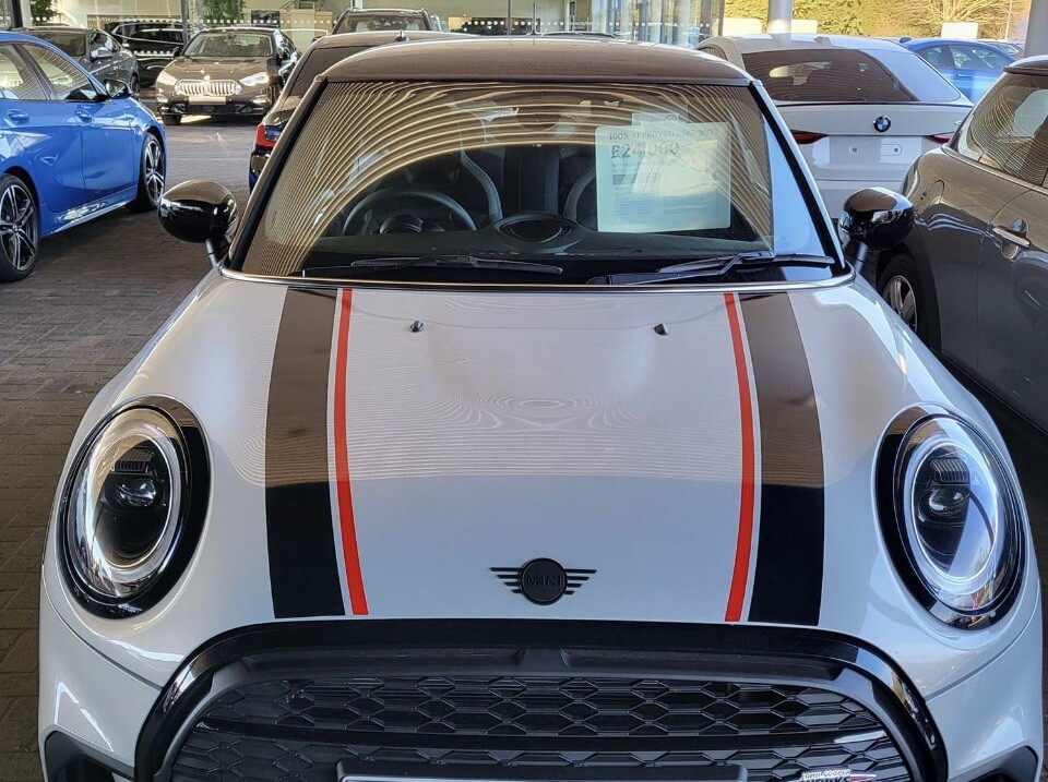 2 color bonnet boot stripes fit any Mini Cooper Countryman Clubman S ...