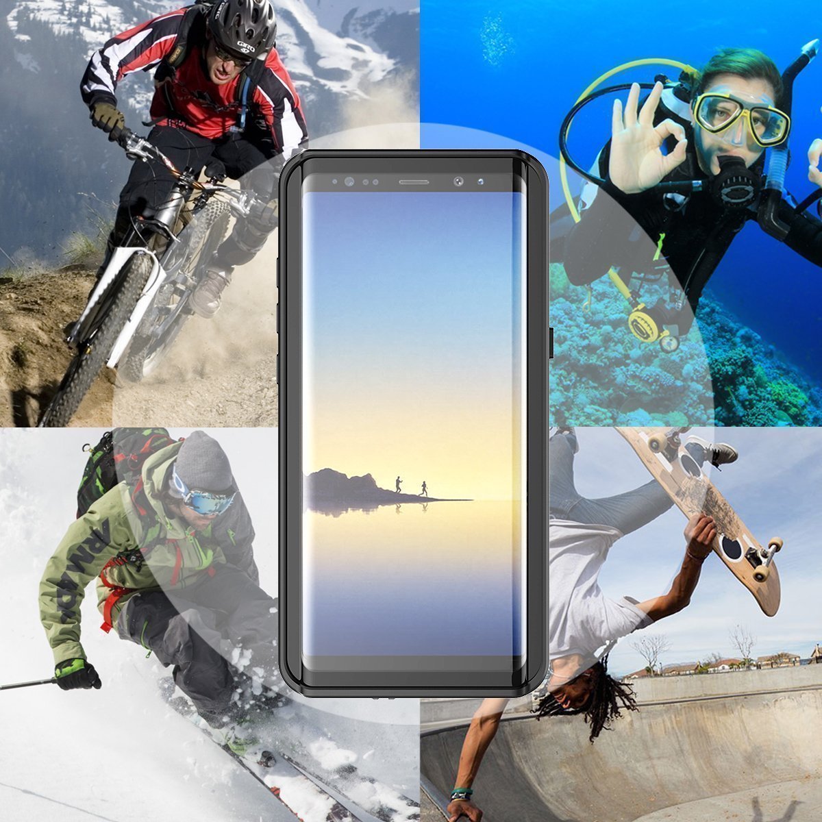 Waterproof Case Underwater Shockproof Dirtproof Cover For Samsung ...
