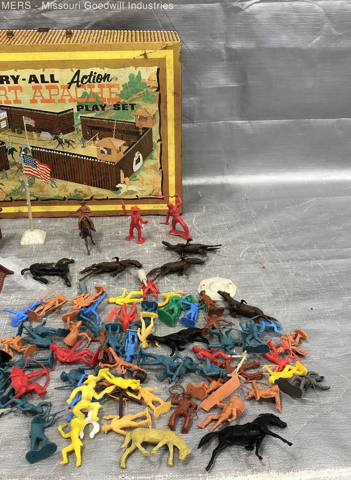 Carry All Action Fort Apache Toy Play Set | eBay