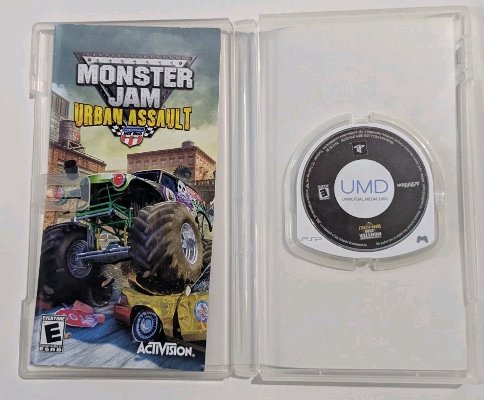 Monster Jam: Urban Assault (Sony PSP, 2008) CIB Complete, Game, Tested ...