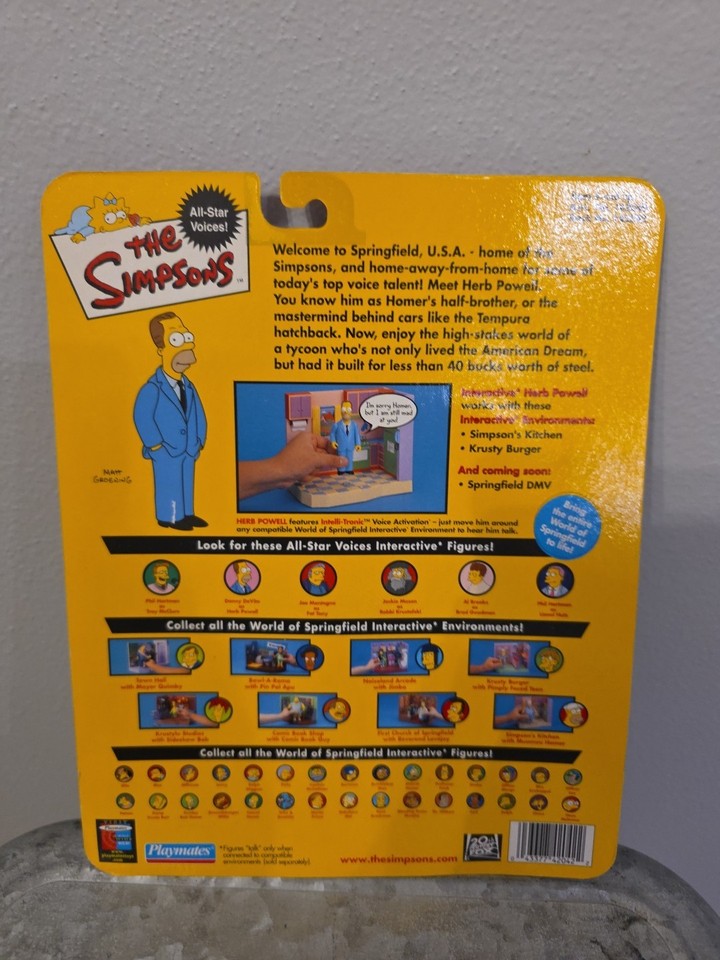 The Simpsons Herb Powell Danny DeVito World of Springfield figure ...