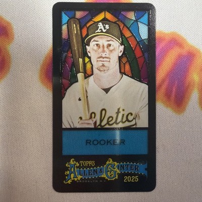 Brent Rooker 2025 Topps Allen & Ginter Mini Stained Glass from a Rip ...