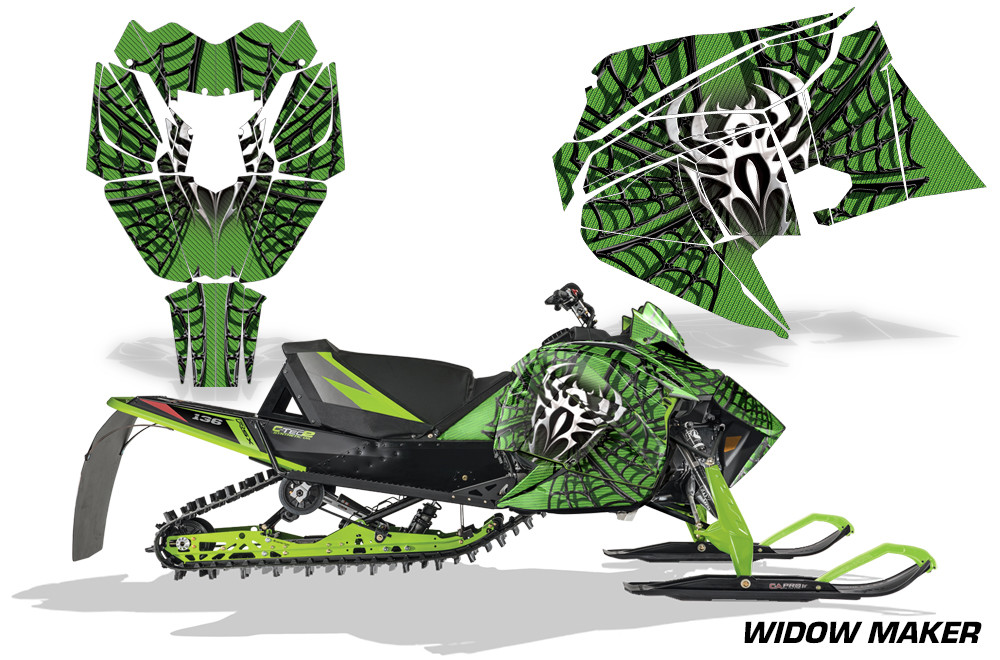Sled Graphics Kit Decal Wrap For Arctic Cat ZR 6000 R SX Snocross 2018 ...