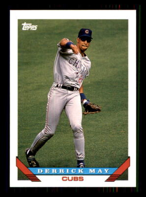 1993 Baseball Topps Derrick May Chicago Cubs #391 | eBay
