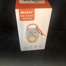 Portable Compact Baby Sleep Soother Owl White Noise Shusher Sound ...