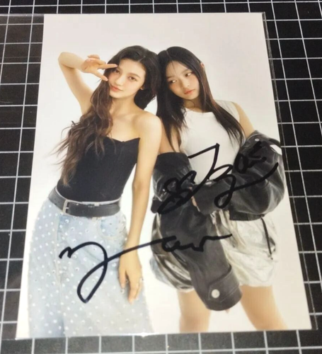 NEWJEANS Daniel & Hanni Autographed Photo Magazine Shooting K-POP ...