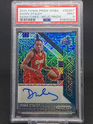 2020 PRIZM DAWN STALEY WNBA SIGNATURES SILVER MOJO AUTO 1/1 RARE 1/25 ...