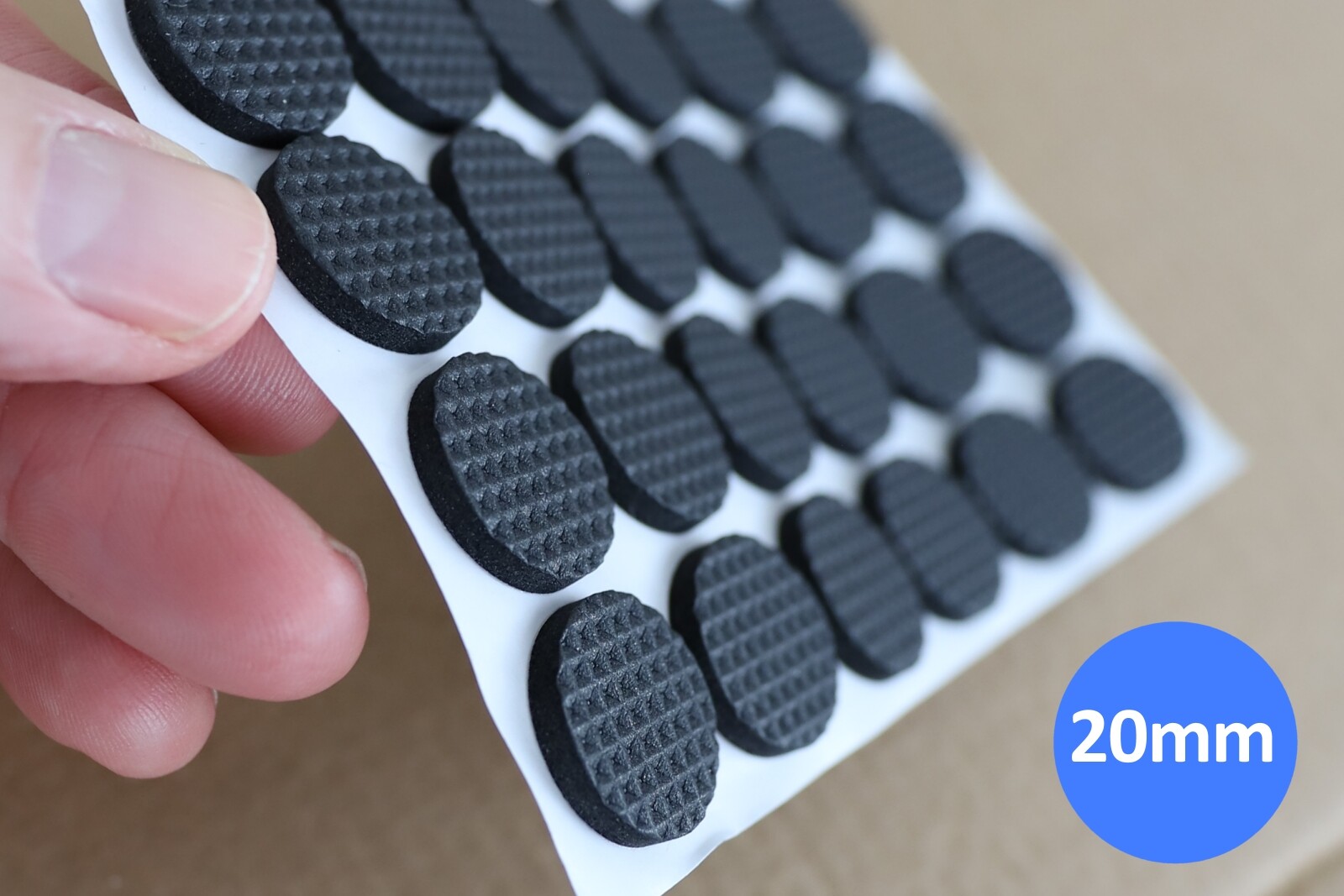 Foam Rubber Self Adhesive Furniture Feet Floor Protect Pads Black ...