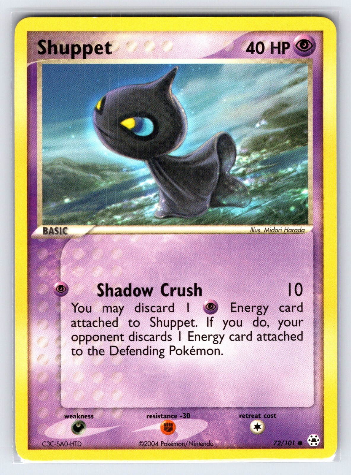 Shuppet 72/101 EX Hidden Legends Pokemon Card Non Holo Common - Nm/Vlp ...