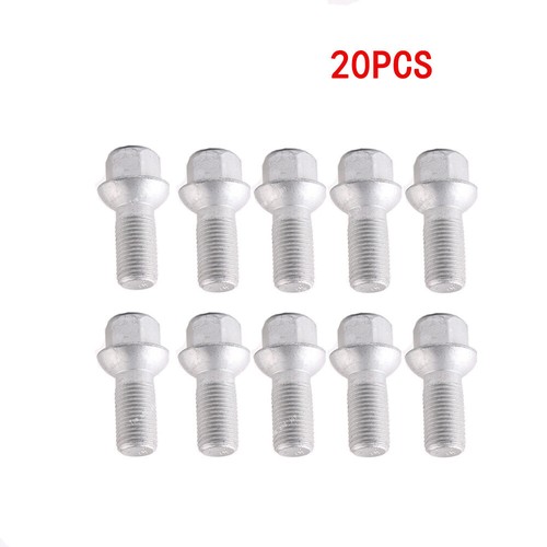 Qty 20 Wheel Lug Bolts Nuts Fits Mercedes-Benz W204 C209 E350 SL50 # ...