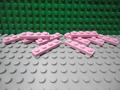 Lego 10 Bright Pink 1x4 base plate NEW | eBay
